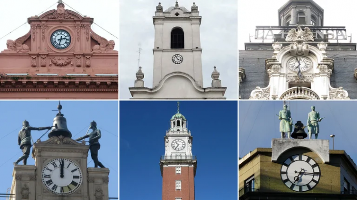 Los relojes monumentales porteños que dan la hora con arte y tecnología ...